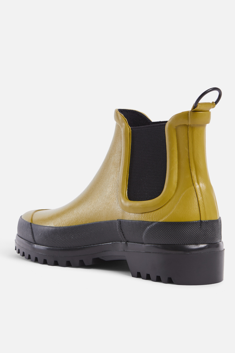 Golden and Black Waterproof Chelsea Rainwalker Boots | STUTTERHEIM US