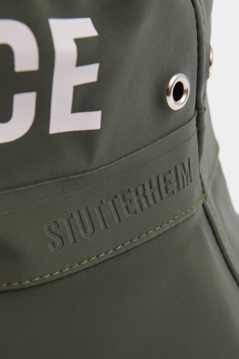 Beckholmen Matte Bucket Hat Dark Green | STUTTERHEIM US