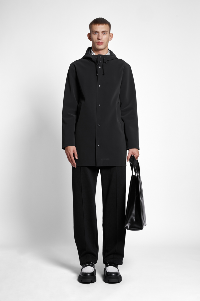 Stockholm Matte Raincoat Black | STUTTERHEIM US